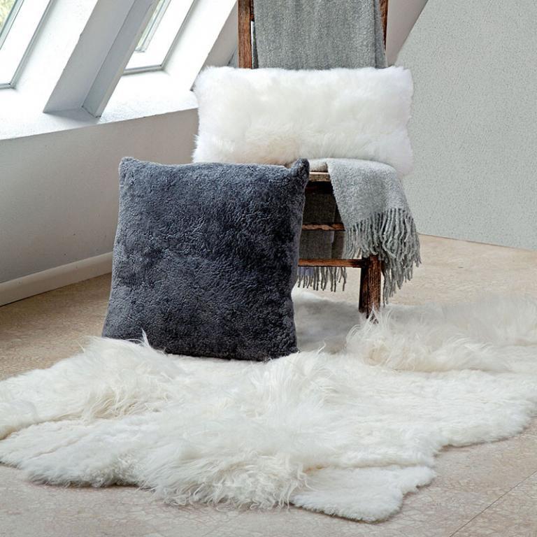 Natural Icelandic Sheepskin Hi Lo Rugs 4 x 6 by FIBRE by AUSKIN ...